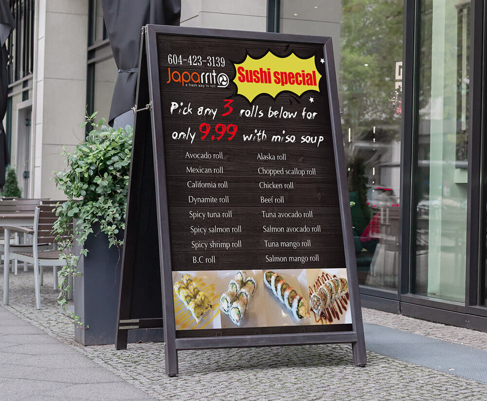 Sandwich Board (A Frame) - LC Printing