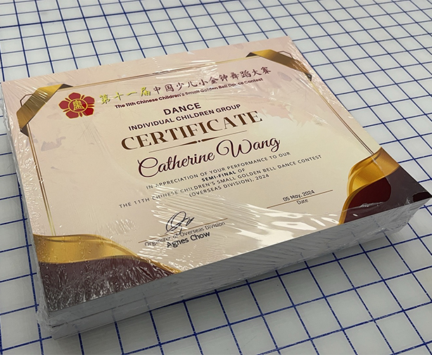 Certificate - LC Printing